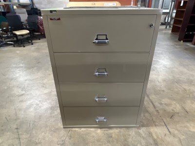FireKing Four Drawer fire-rated Filing Cabinet for sale