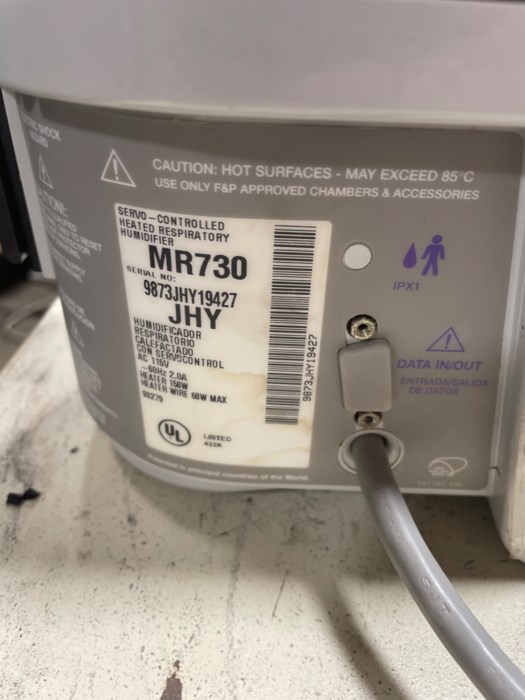 Fisher & Paykel Healthcare MR730 Respiratory Humidifier for sale
