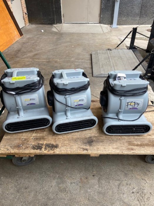 Pro Blitz Floor Blowers (3) for sale