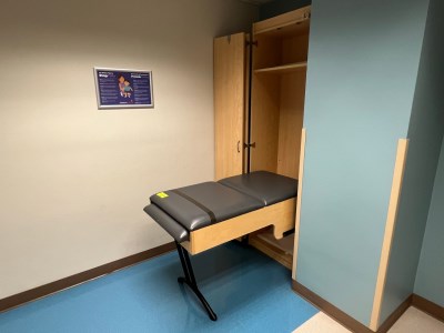 Fold-Out Medical Exam Table (BL5.336 - Exam Room 1) for sale