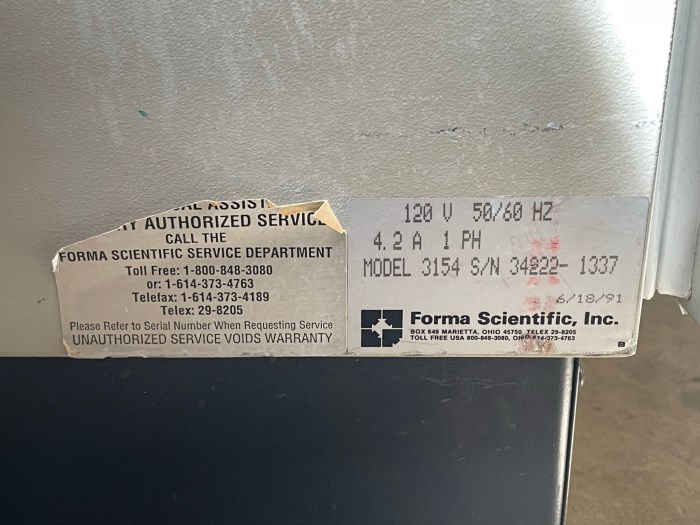 Forma Scientific Model 3154 Water Jacketed Incubator for sale