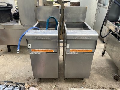 Frymaster Model: PMJ145SD Single Unit Gas Fryer (Lot of 2) for sale
