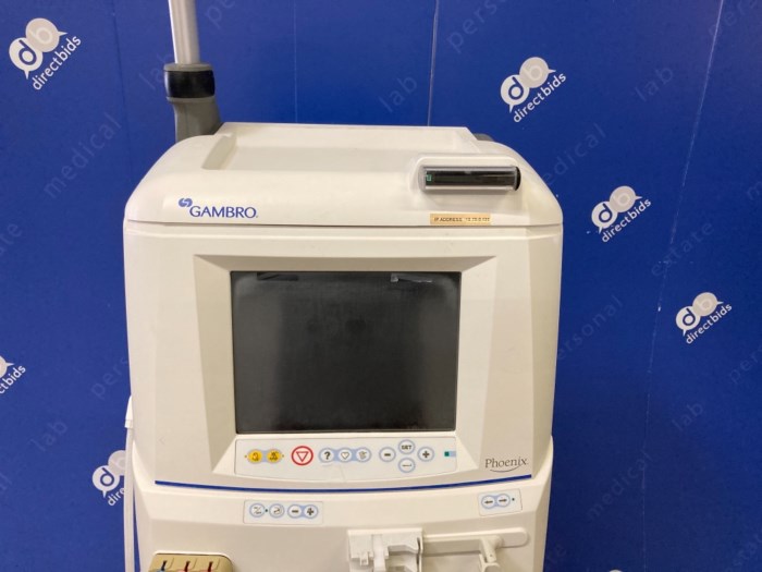 Gambro Phoenix Dialysis Machine for sale