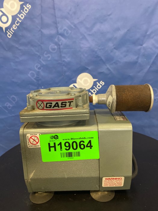 Gast DOA-P701-AA Gast DOA-P701-AA Oilless Air Compressor, Diaphragm ...