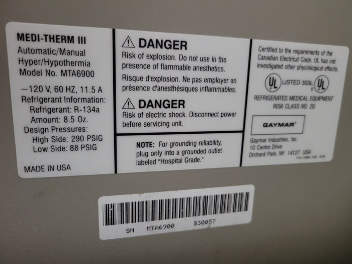 Gaymar Medi-Therm III MTA6900 Patient Warmer for sale