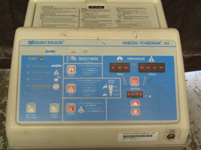 Gaymar Meditherm III MTA7900 Hyper/Hypothermia Machine for sale