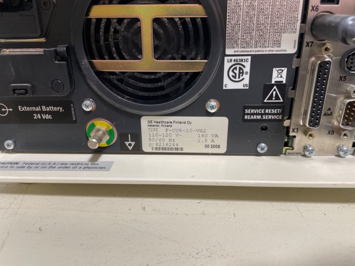 GE F-CU8-10-VGZ Module Rack for sale