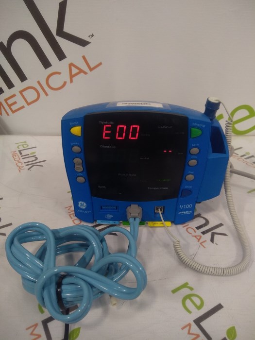 GE Healthcare CareScape Dinamap V100 Vital Signs Monitor for sale