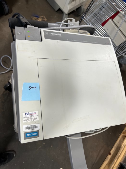 GE Healthcare MAC 5000 ECG for sale