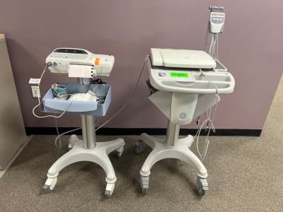GE MAC 5000 Resting ECG EKG Monitoring System And GE Corometrics 170 ...