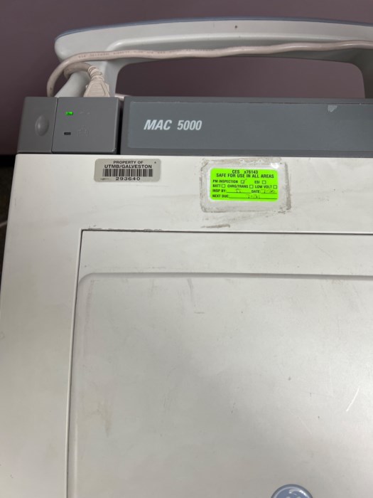 GE MAC 5000 Resting ECG EKG Monitoring System And GE Corometrics 170 ...