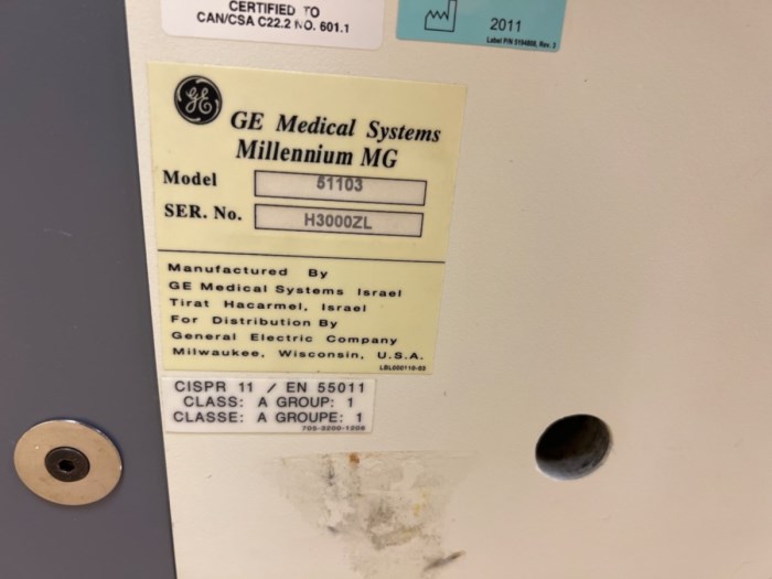 GE Nuclear Medicine Millenium MG Camera (De-Installed) for sale