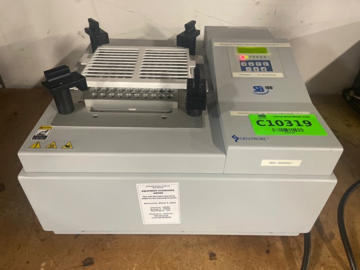 Gen-Probe SB100 Dry Heat Block Incubator for sale