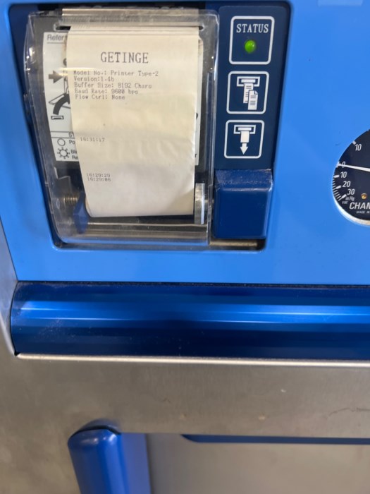 GETINGE 433 HC with steam generator Sterilizer for sale