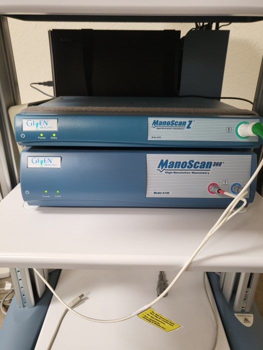 Glen imaging Manoscan A200 & A120 rolling console for sale