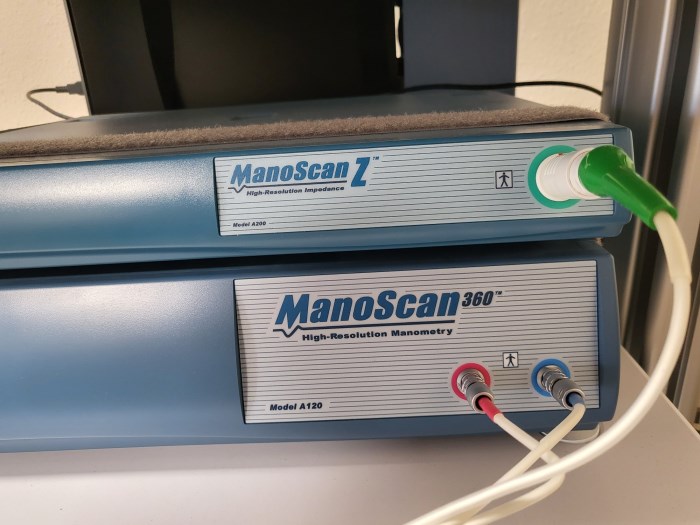 Glen imaging Manoscan A200 & A120 rolling console for sale