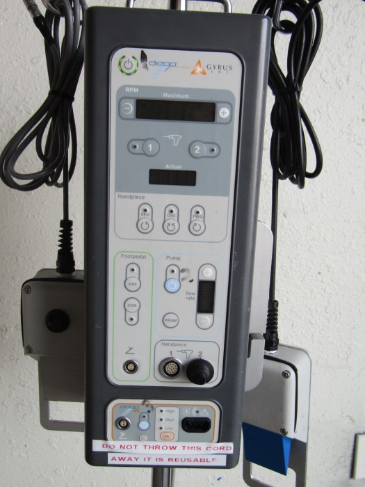 GYRUS ENT Diego System 70339050 with 2 Foot Switches, 1 Gun & Stand for ...
