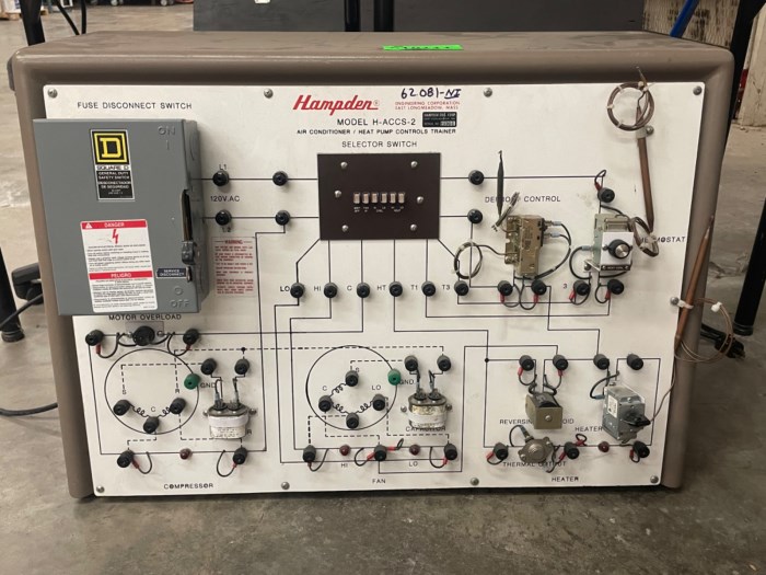 Hampden Air Conditioner/Heat Pump Controls Trainer Model: H-ACCS-2 for sale