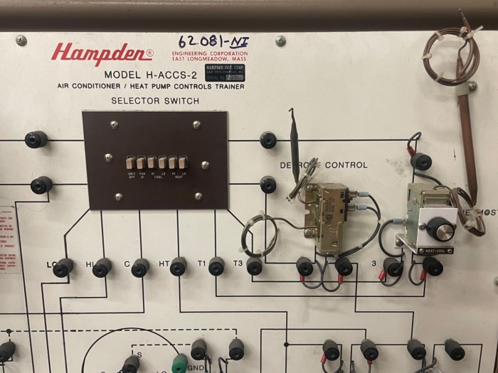 Hampden Air Conditioner/Heat Pump Controls Trainer Model: H-ACCS-2 for sale