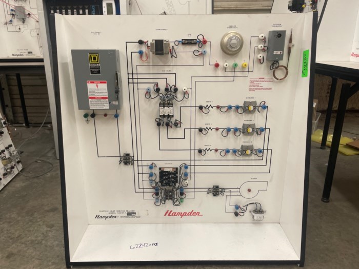 Hampden Electric Heat Service Trainer Model H-EHST-1 for sale