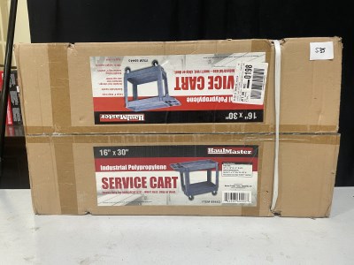 HaulMaster 16" x 30" Industrial Polypropylene Service Cart - Unopened ...