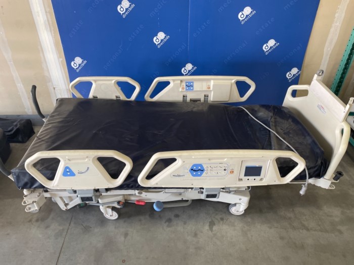 Hill-Rom Model P1900 Totalcare Hospital Bed w/ Mattress for sale