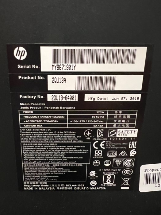 HP DesignJet Z6610 Production Wide Format Printer for sale