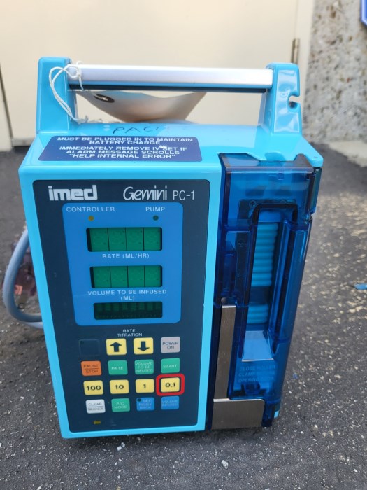 Imed Gemini PC-1 Infusion Pumps (6) for sale