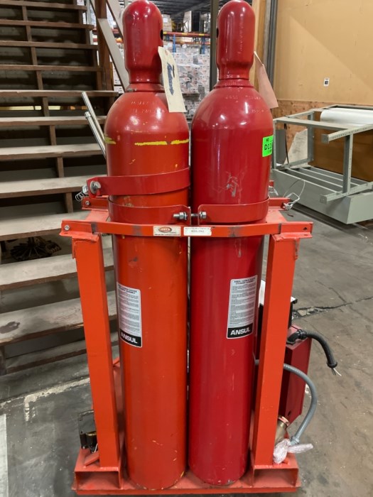 Industrial Fire Extinguisher System w/Ansul Auto Pulse 442r Agent ...