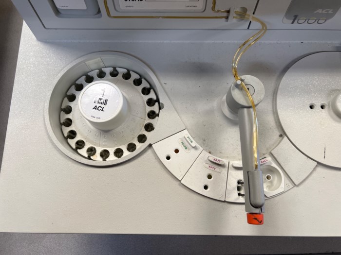 Instrumentation Laboratory ACL 1000 Automated Coagulation Lab Analyzer ...