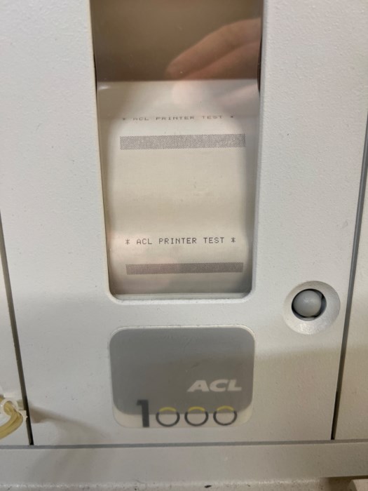 Instrumentation Laboratory ACL 1000 Automated Coagulation Lab Analyzer for sale