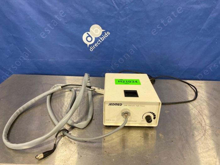 Jedmed 150W Fiberoptic Light Source Model 99-8015 for sale