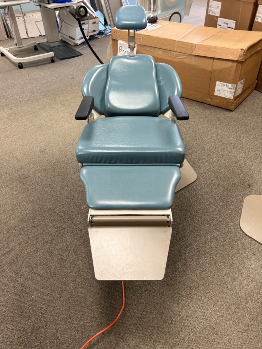 JEDMED Exam Chair with motorized bass and light source for sale