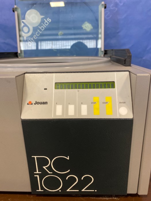 Jouan RC 10-10 Vacuum Concentrator Centrifugal Evaporator for sale