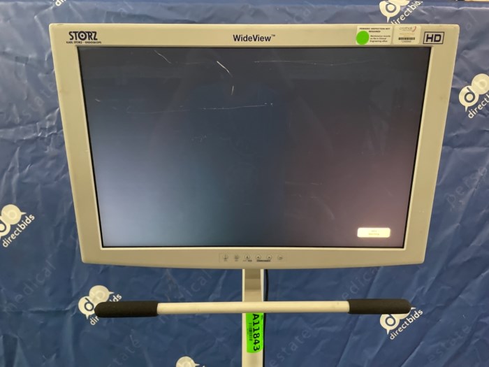 Karl Storz Endoscope Rolling Powered WideView HD Monitor for sale