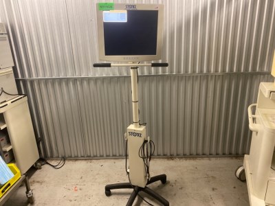 Karl Storz Endoskope monitor rolling stand for sale