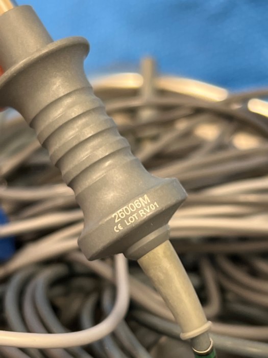 Karl Storz Monopolar High Frequency Cords in Stainless Tray for sale