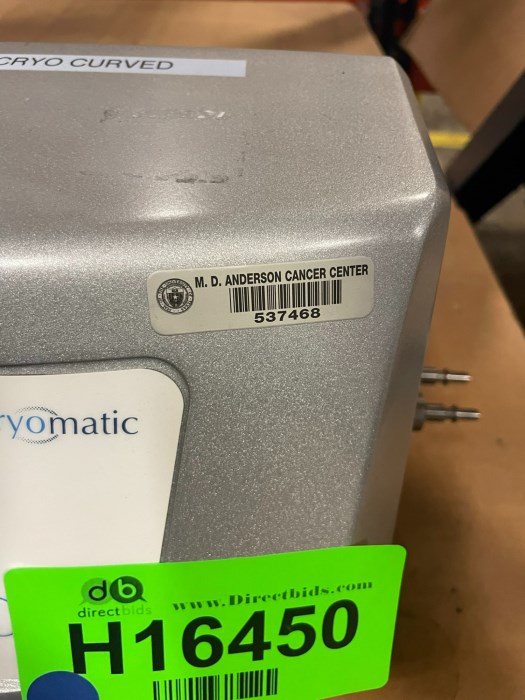 Keeler Cyomatic Ophthalmic Cryo Unit 2509-P-1000 *Powered on at time of ...