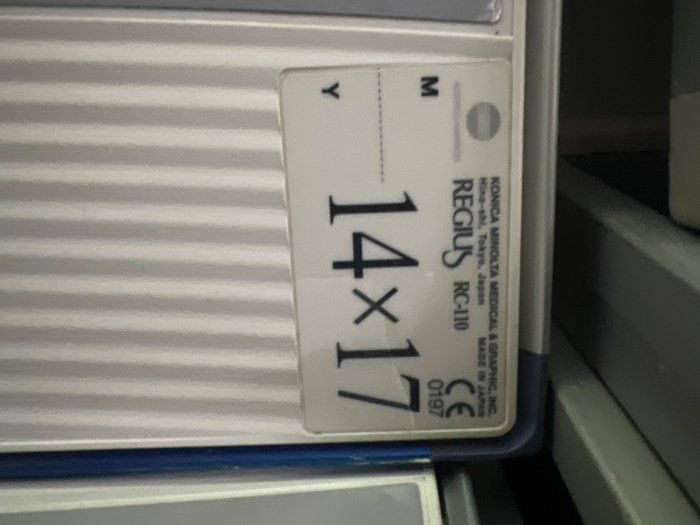 Konica Minolta Regius Model 190 w/ Cassettes & Grids for sale