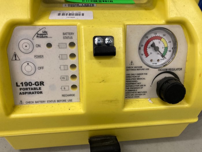 L190-GR Portable Aspirator for sale