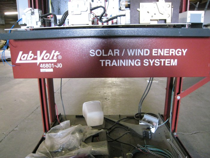 LabVolt 46801-JO Solar Wind Energy Mobile Training System for sale