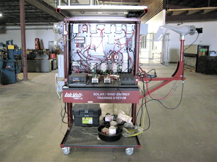LabVolt 46801-JO Solar Wind Energy Mobile Training System for sale