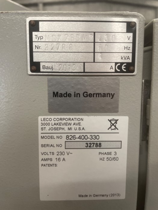 LECO MSX-255M2 Linear Sectioning Machine for sale