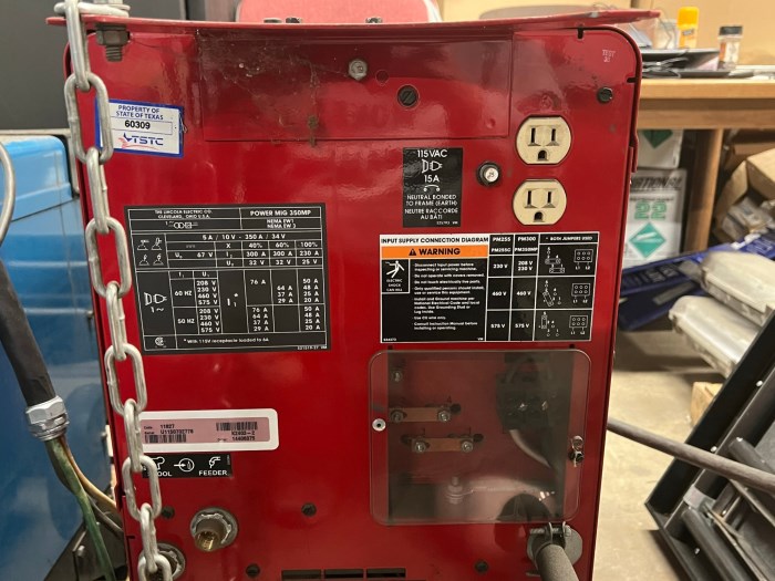 Lincoln Electric Power Mig 350MP Single Phase Multi-Process Welder for sale