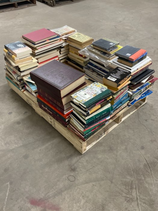 Lot of (1) Pallet of Assorted Books for sale