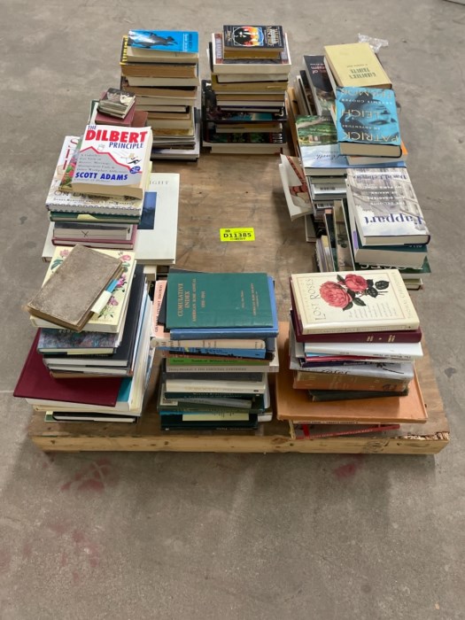Lot of (1) Pallet of Assorted Books for sale