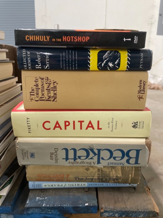 Lot of (1) Pallet of Assorted Books for sale
