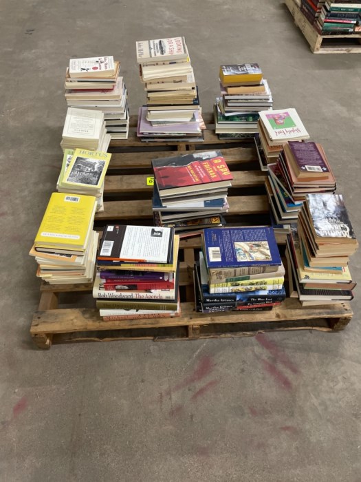 Lot of (1) Pallet of Assorted Books for sale