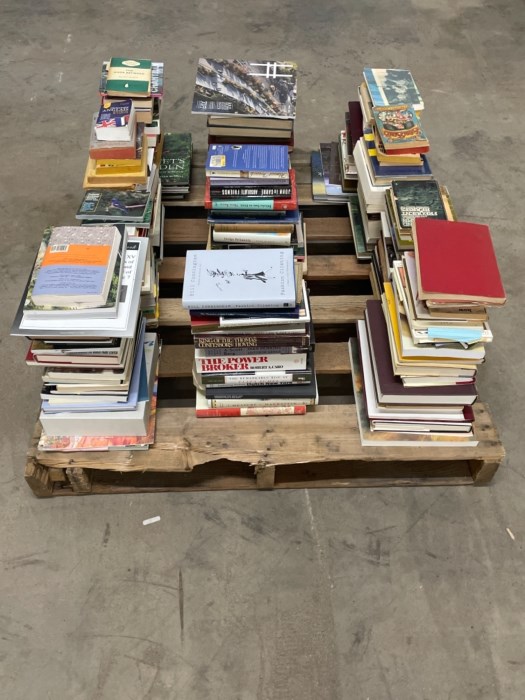 Lot of (1) Pallet of Assorted Books for sale
