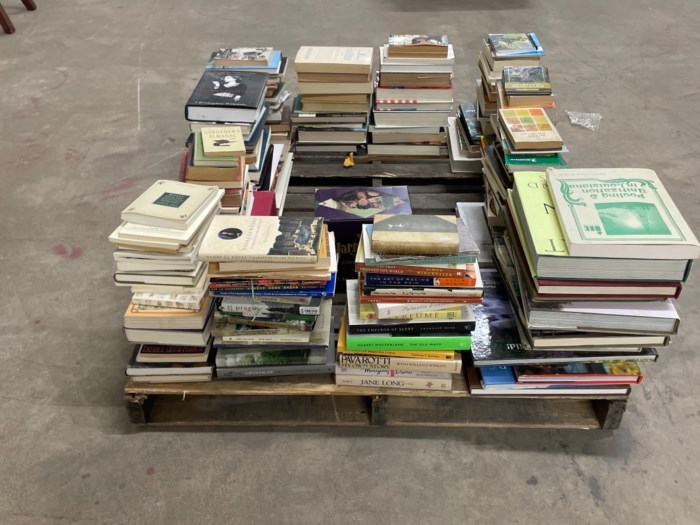 Lot of (1) Pallet of Assorted Books for sale